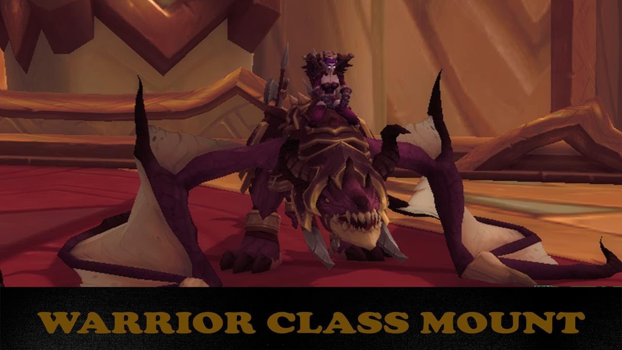 World of Warcraft - Warrior Class Mount - YouTube