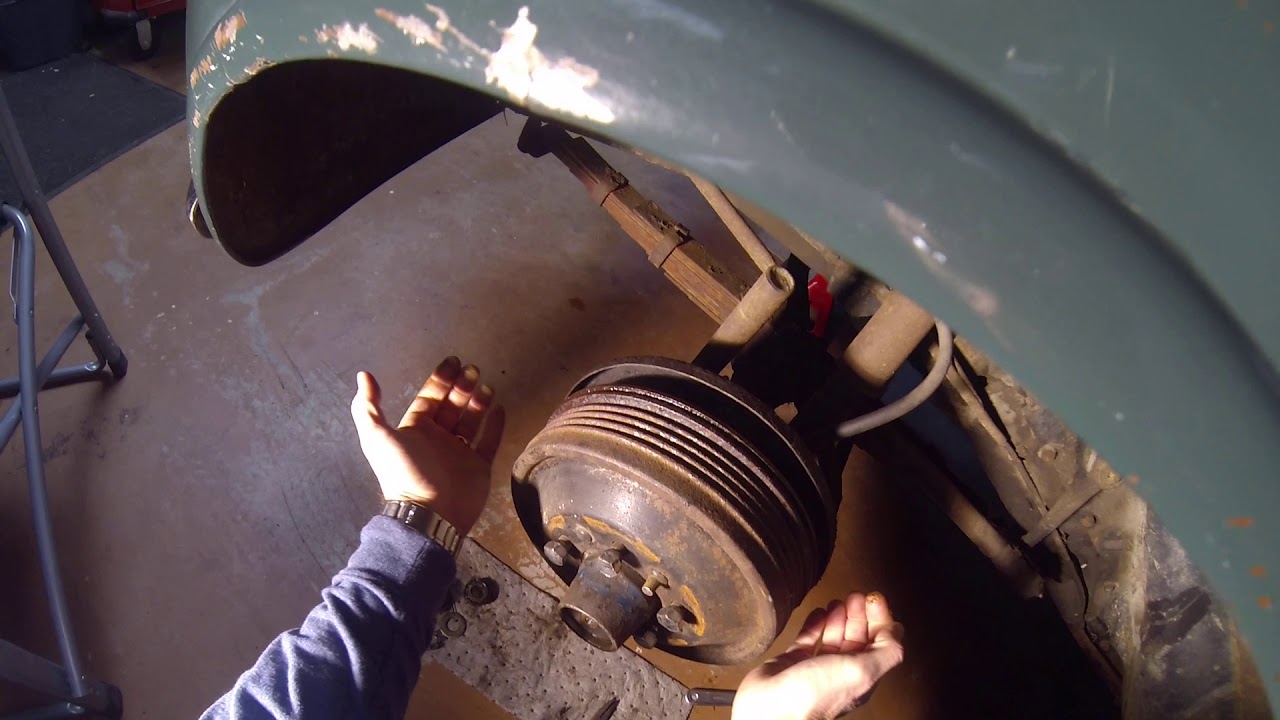 Vintage Mopar Lockheed Brakes - 1938 Plymouth - YouTube