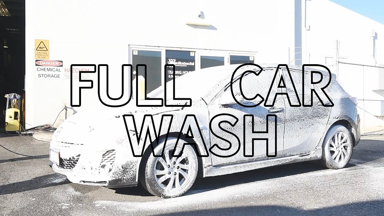 How to: Full car wash tutorial - YouTube