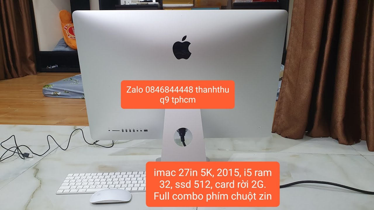 Đã bán. IMAC 2015 27in retina 5K, i5, ram 32, ssd 512, card đồ họa 2G ...