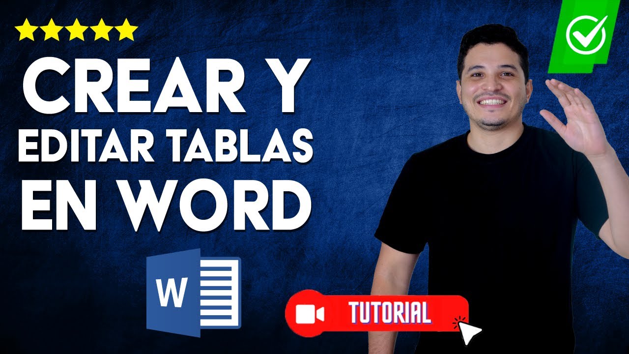 Cómo CREAR y EDITAR TABLAS en Word | Hacer tablas en Word🔴 - YouTube