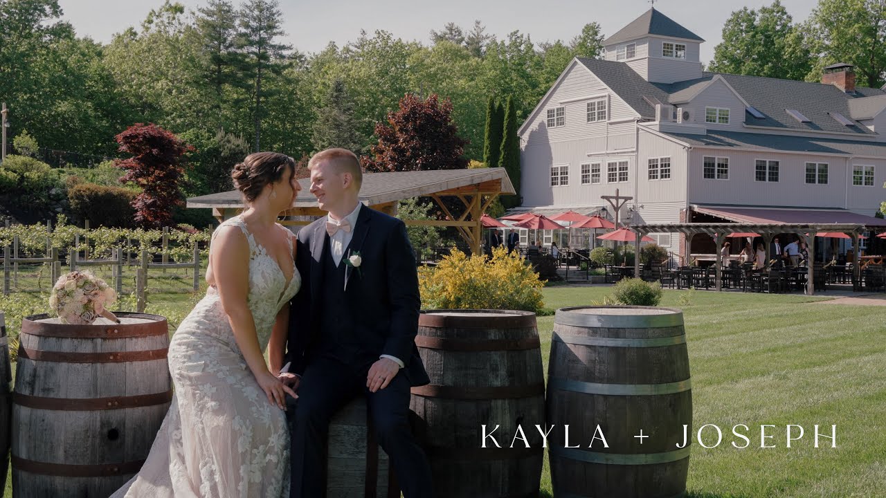 Vineyard Wedding in May | Kayla + Joe - YouTube