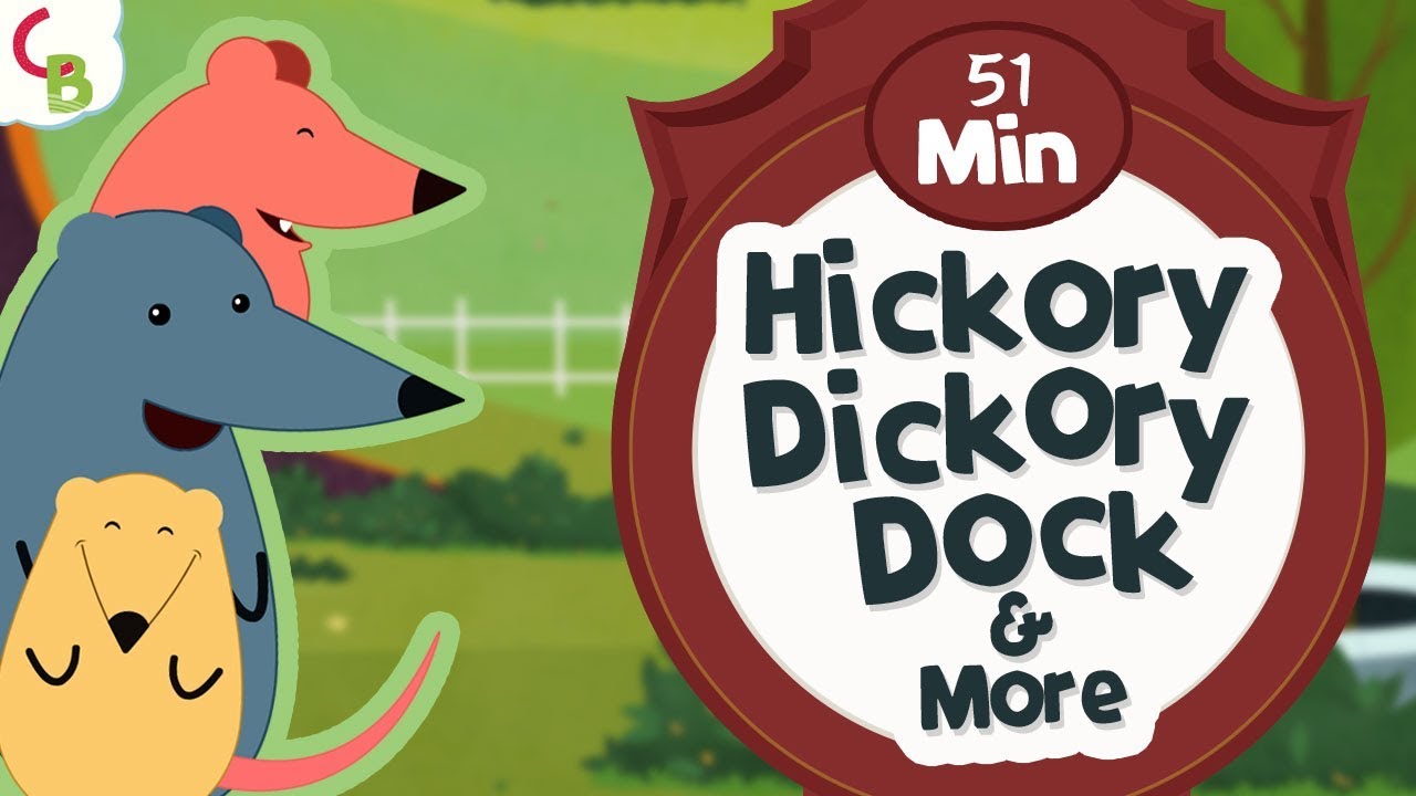 Hickory Dickory Dock Compilation for Children | Nursery Rhyme Song ...