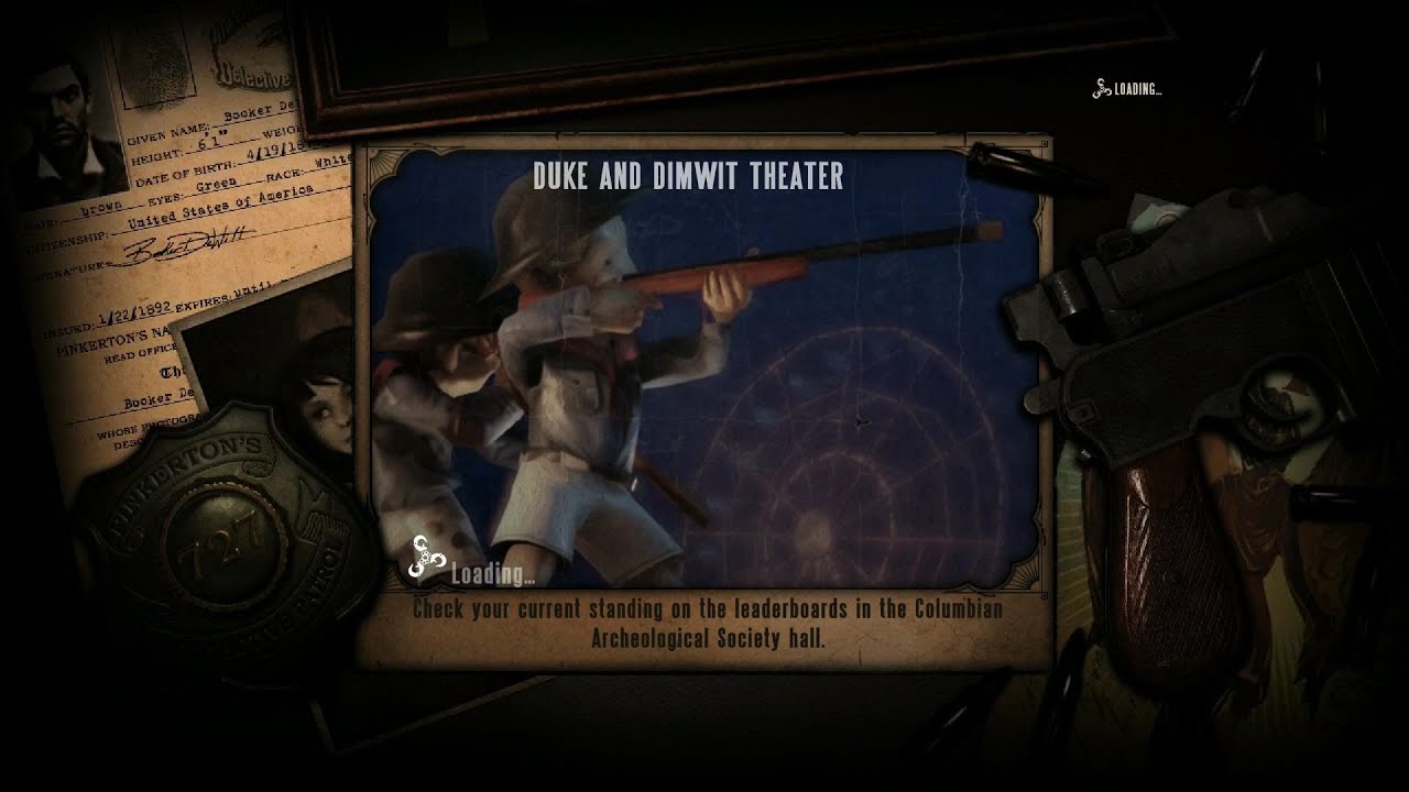 Bioshock Infinite Duke and Dimwit Theater - YouTube