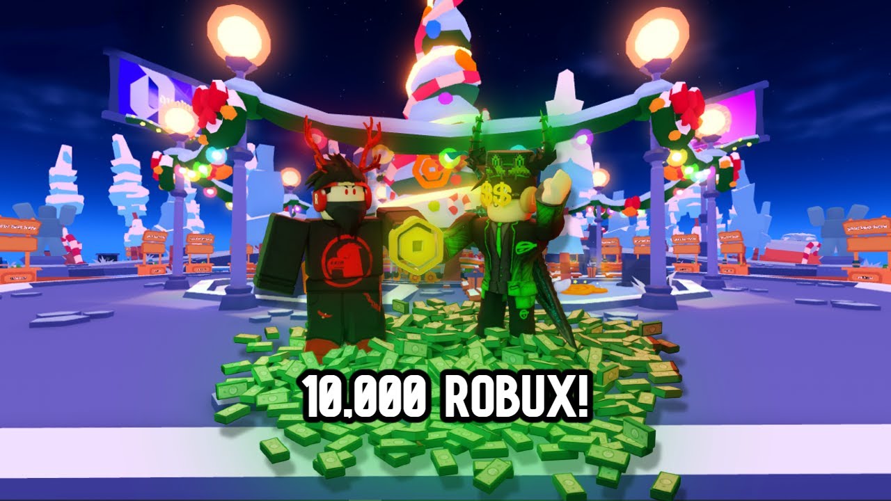 EAGLEYEZ DROPPED ME 10K ROBUX! - YouTube