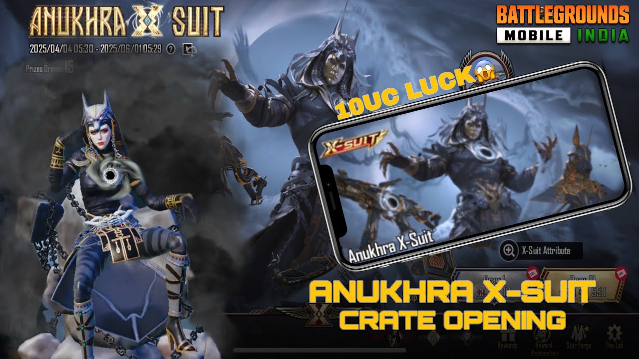 😱OMG !! 🤯LUCKIEST ANUKHRA X-SUIT &😍GOLDEN PHARAOH X-SUIT CRATE 🤯 ...