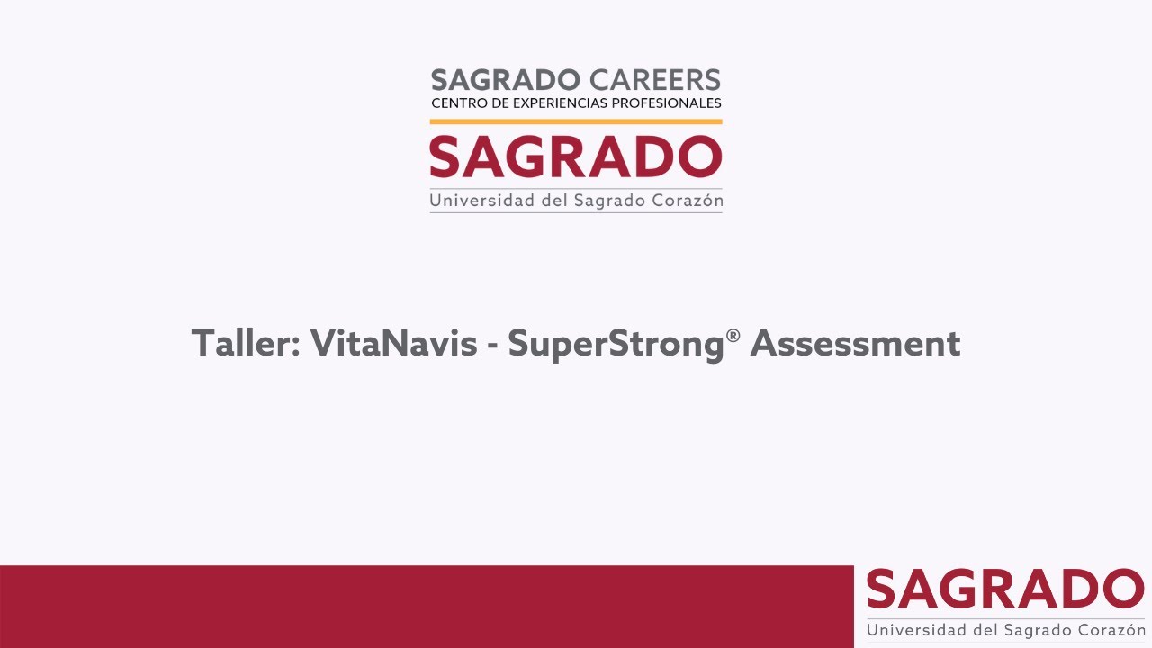 Taller: VitaNavis - SuperStrong Assessment - YouTube