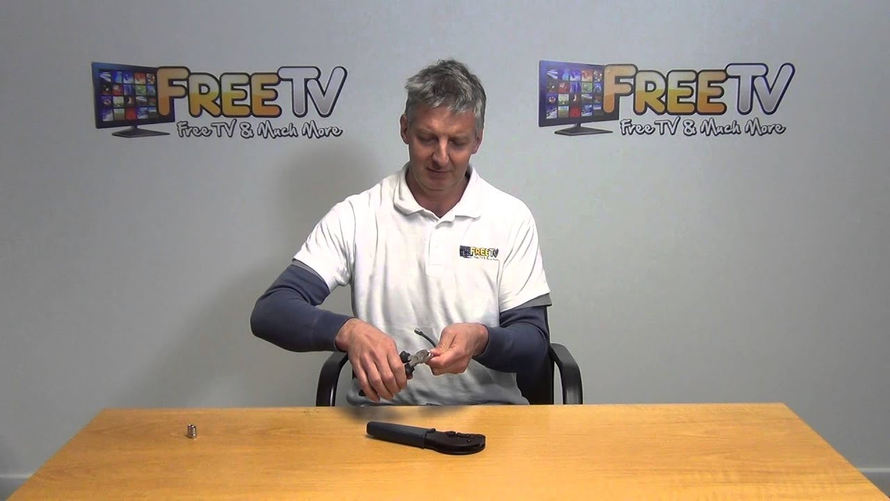 F Connector Crimping Tool - YouTube