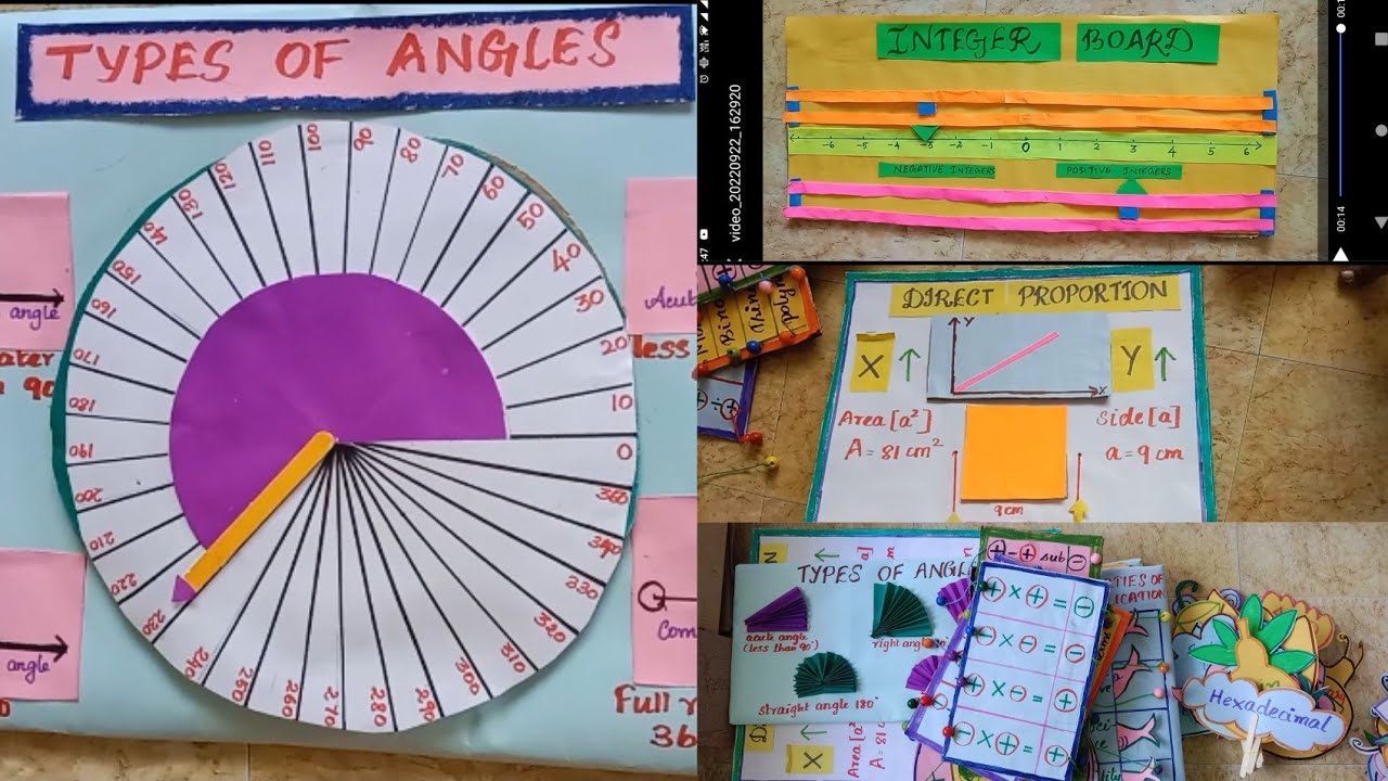 Maths Working models & non working models contact @7598834178 - YouTube