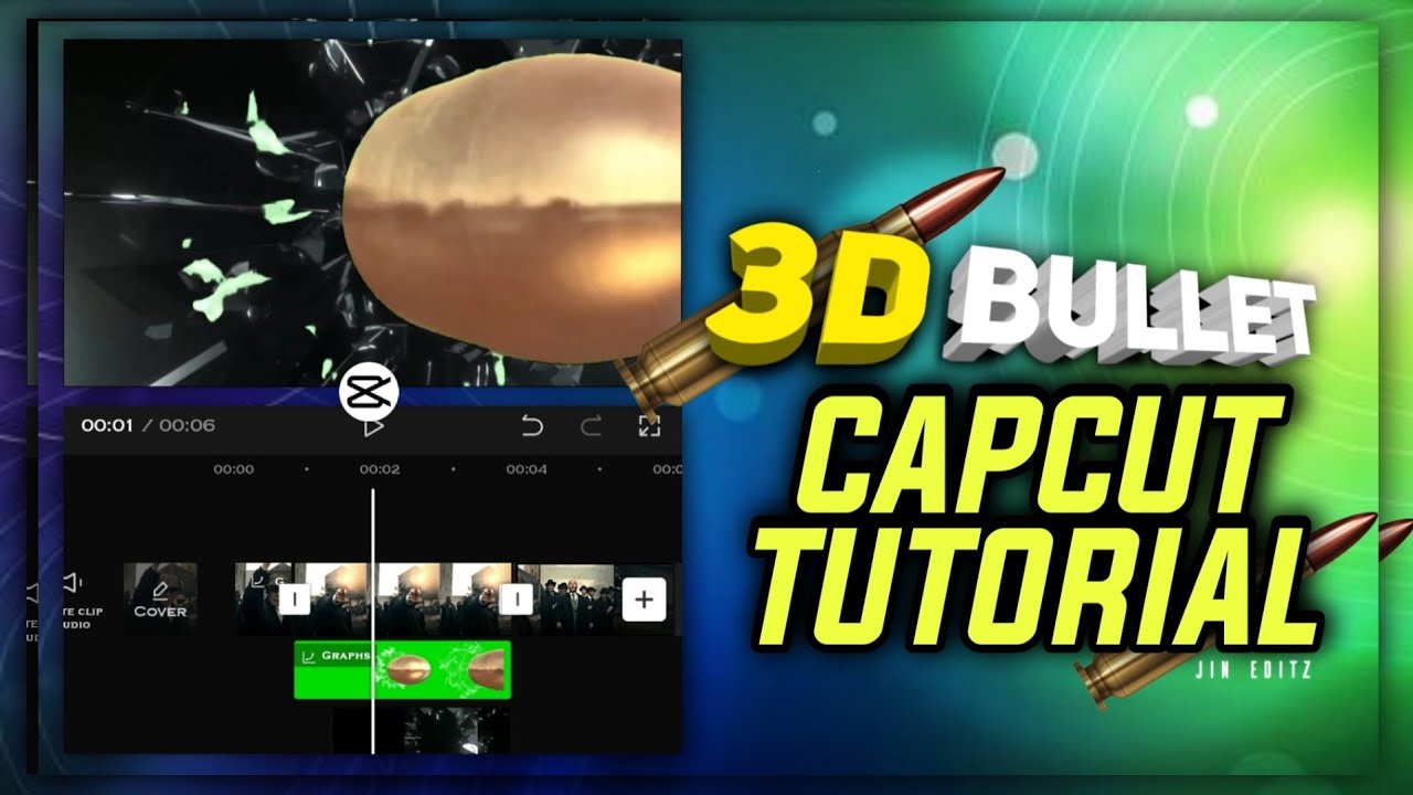 3D Bullet Capcut Tutorial 🔥💕 | 3D Bullet editing tutorial in Capcut | 3D tutorial in capcut 😈 ...