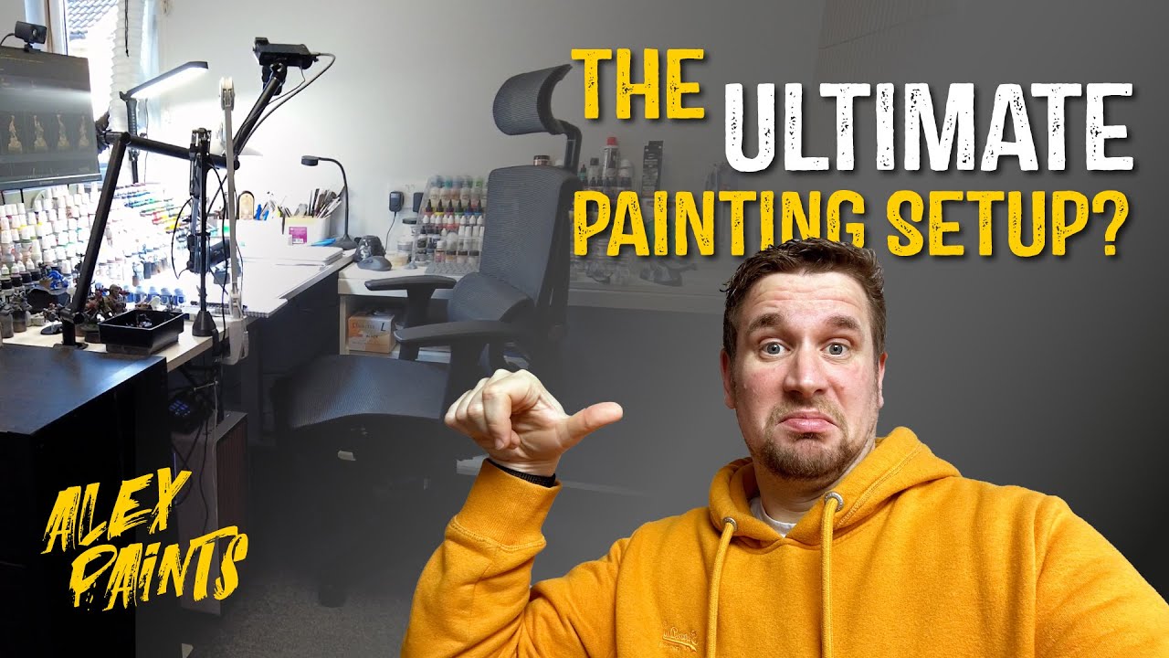 The ULTIMATE mini painting setup? - YouTube