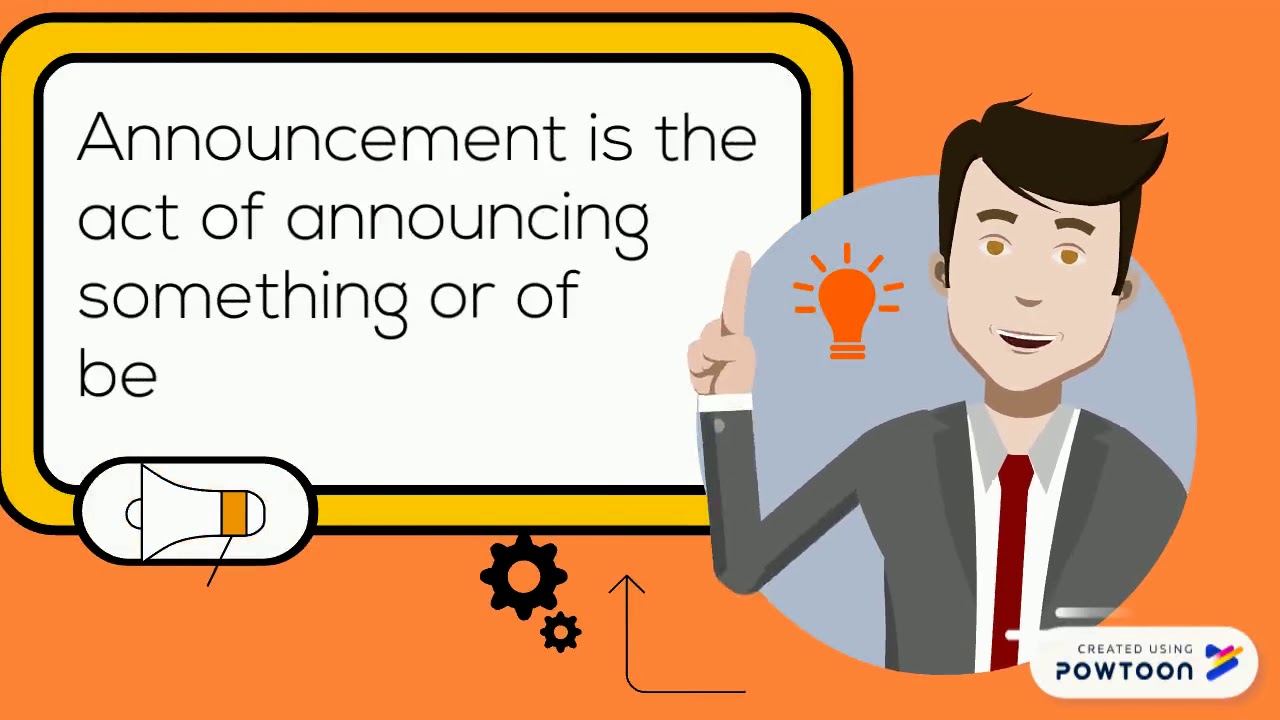English Teaching Media (Learn about Announcement) - YouTube