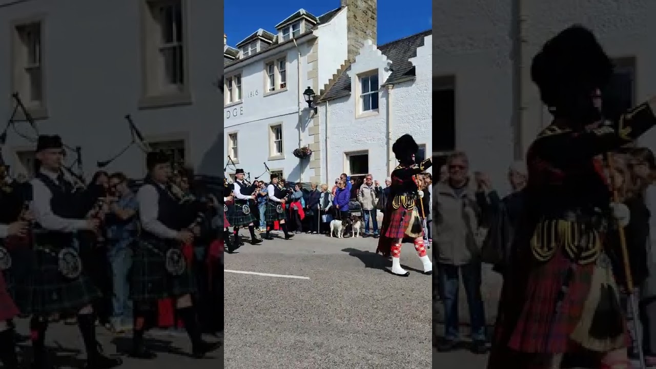 Helmsdale Highland Games Parade - YouTube