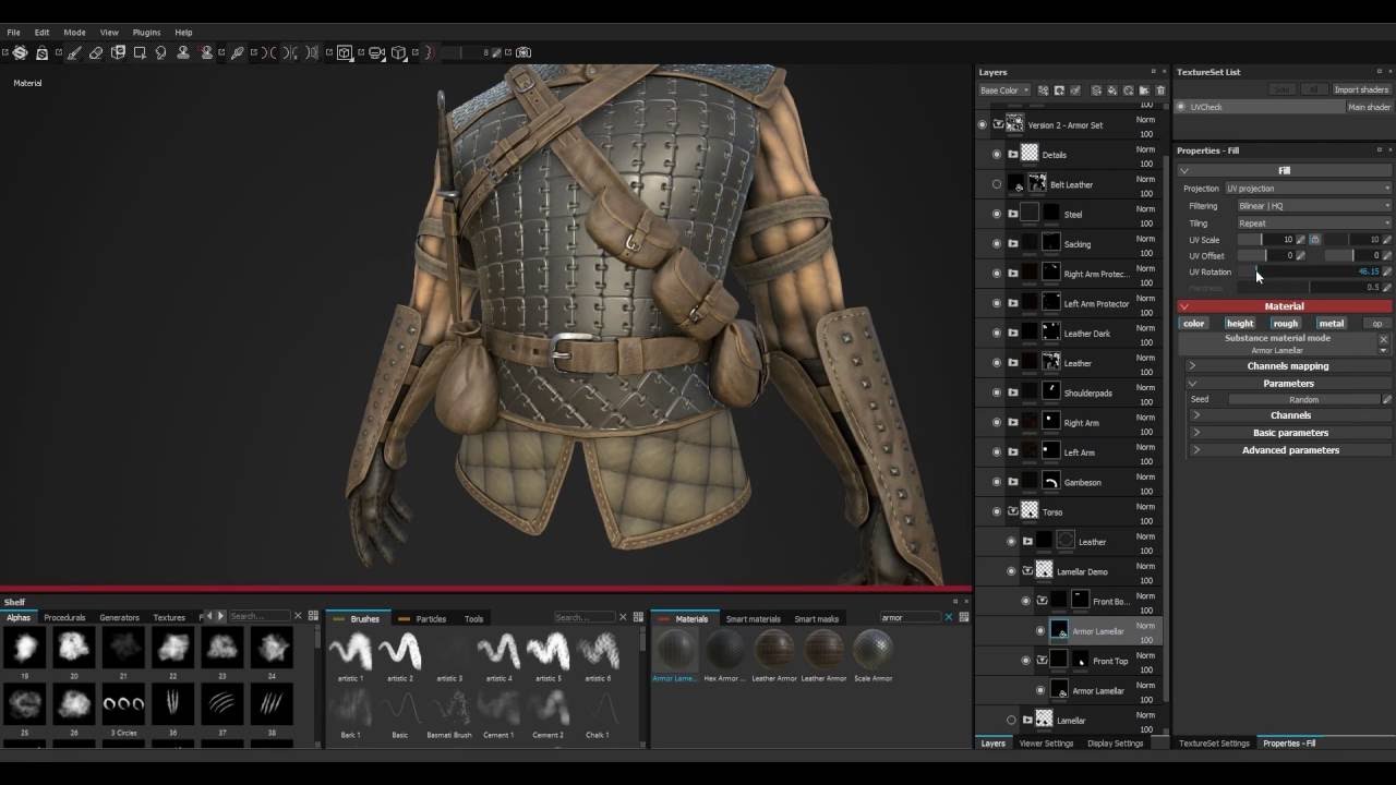 GameTextures.com Armor Substances Tutorial 1 - YouTube