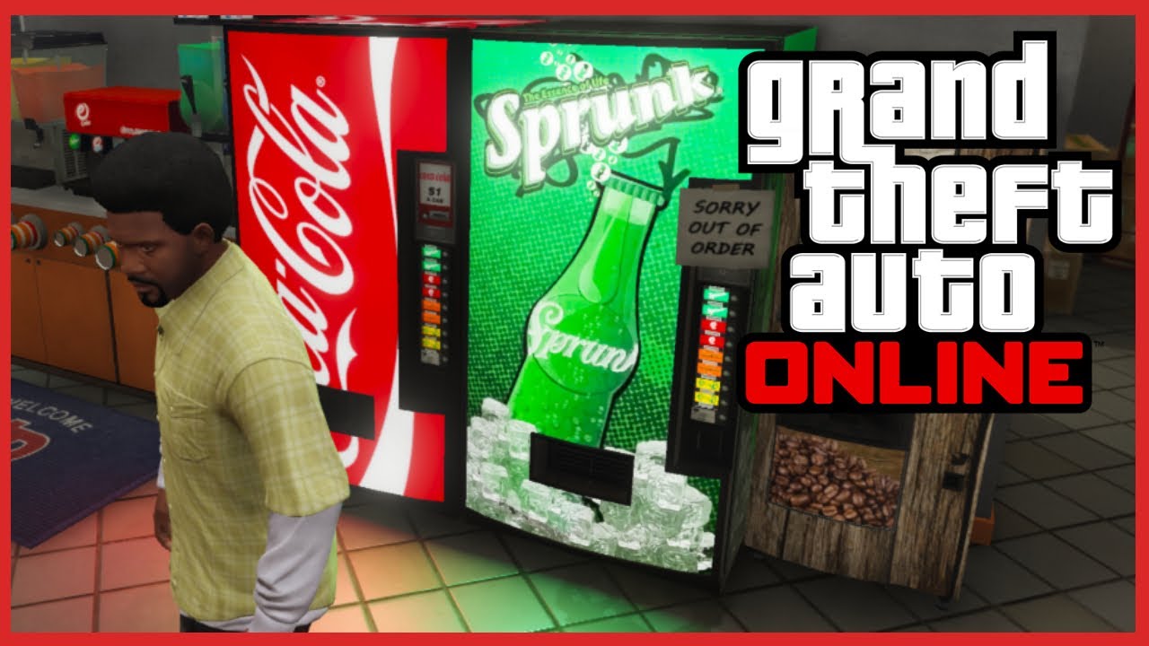 Sprunk Vending Machine in GTA5 - YouTube