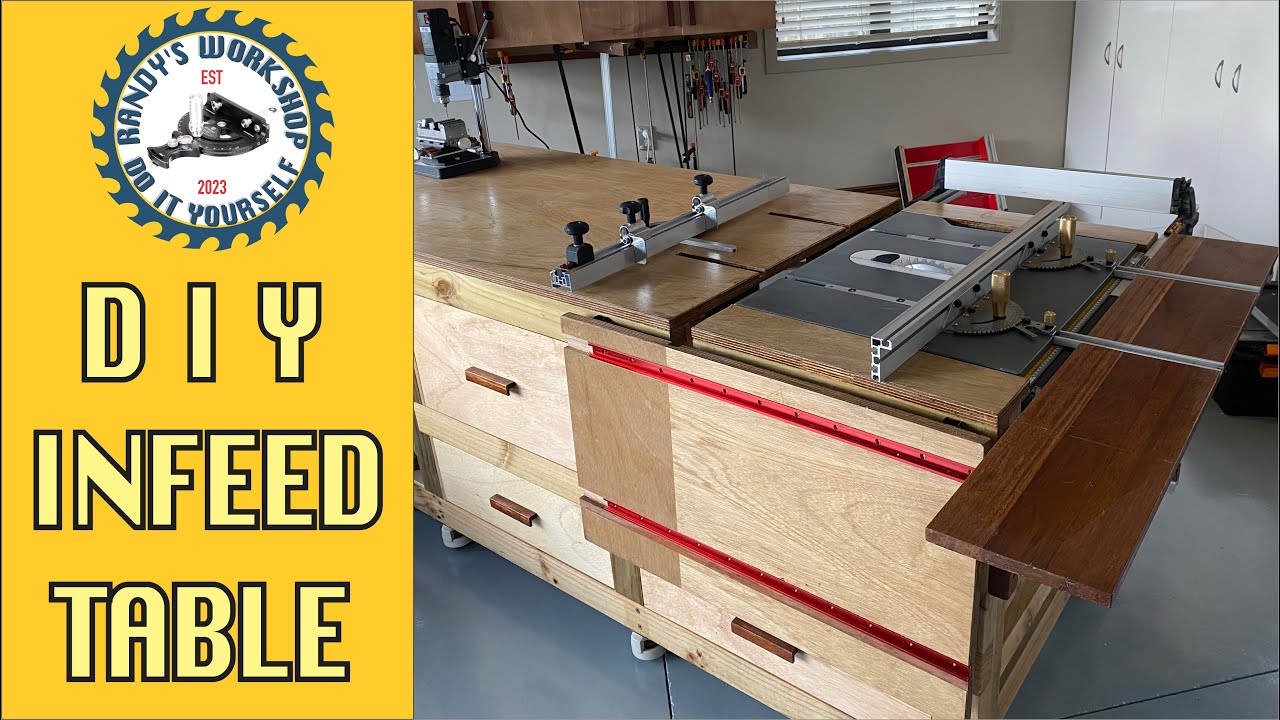 Infeed table for Workbench - YouTube
