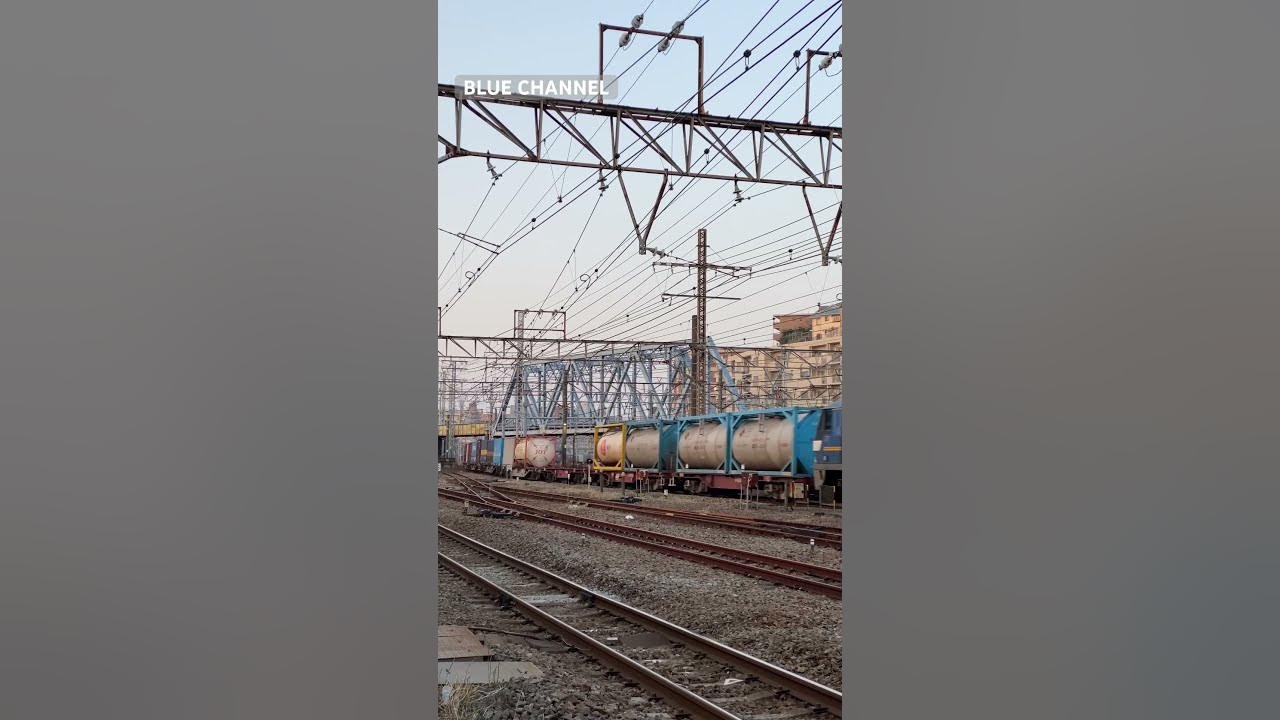 (貨物列車) 2024/03/16 5054レ EF210-326 + コキ23B (福岡タ〜東京タ) #Shorts - YouTube