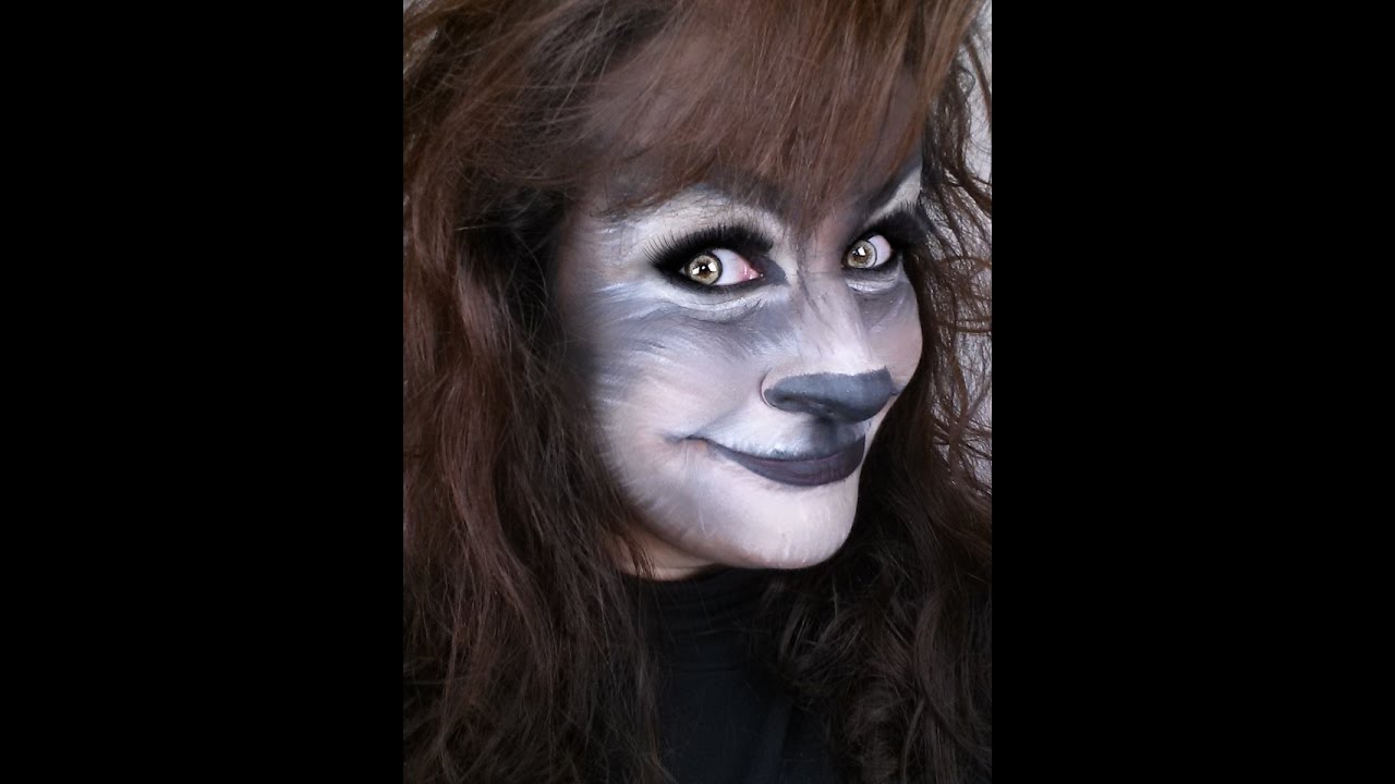 Wolf makeup tutorial Maquillaje caracterización - YouTube