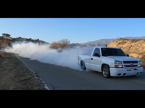 BOOSTED SILVERADO SINGLE CAB BIG BURNOUT (ROLLING BURNOUT) MUST WATCH ...