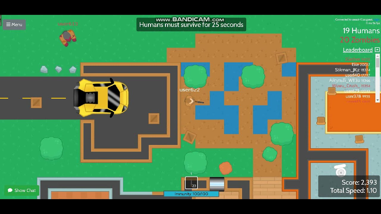 playing braains.io 32k - YouTube