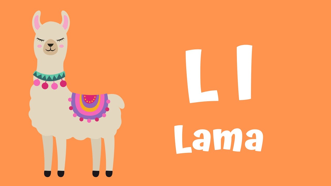 LETS LEARN The Letter L - Lama, Lemon, Leaf & Light. Preschool Learning ...