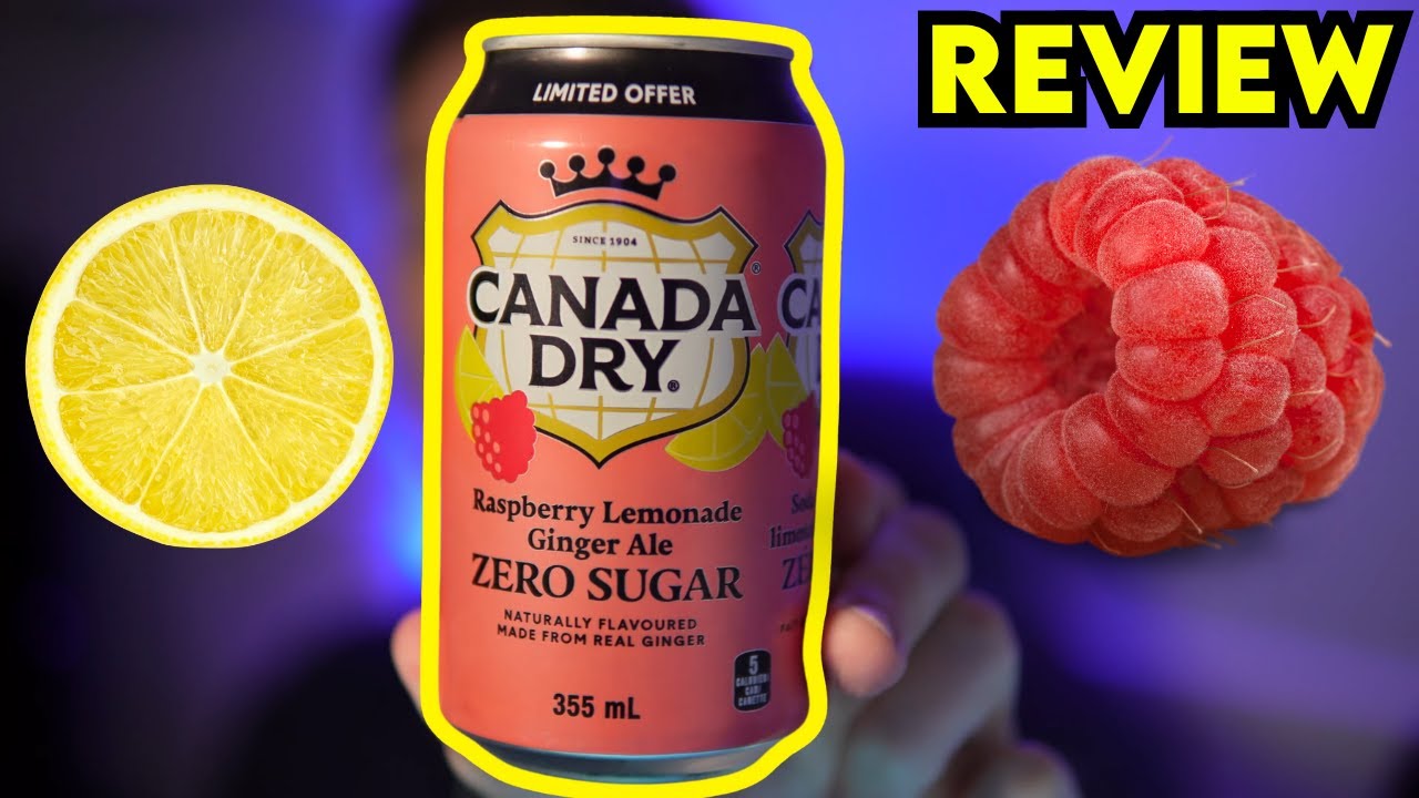 NEW Canada Dry RASPBERRY LEMONADE Ginger Ale Review - YouTube