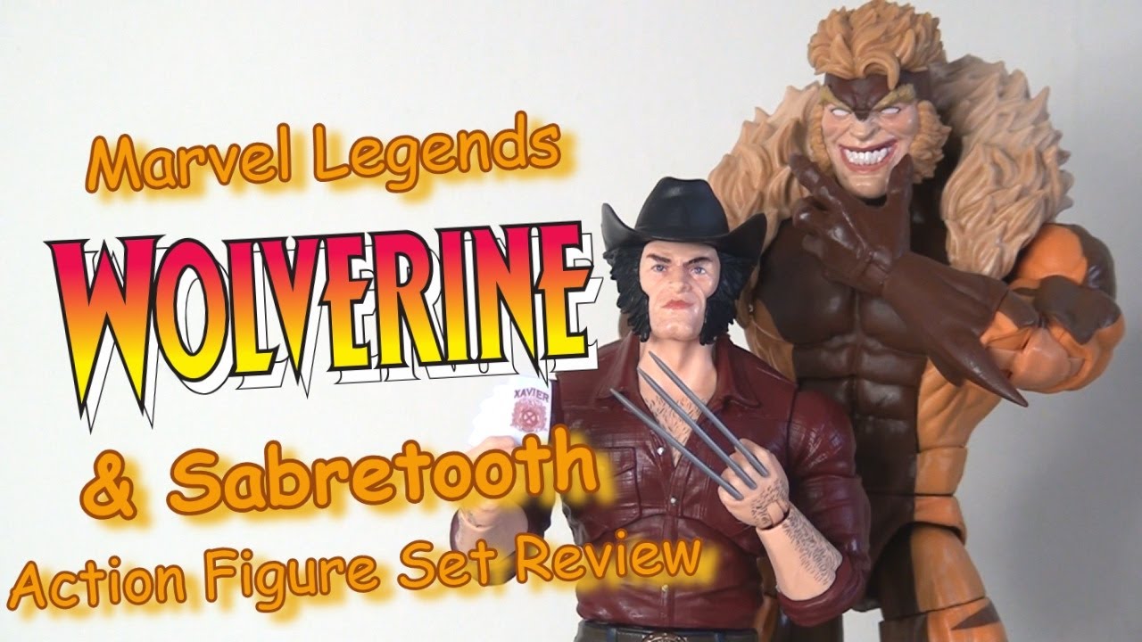 Marvel Legends Wolverine & Sabretooth action figure set review - YouTube