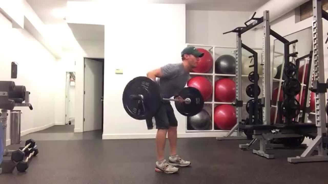 Bent-Over Reverse Grip Barbell Row - Online Personal Trainer - YouTube