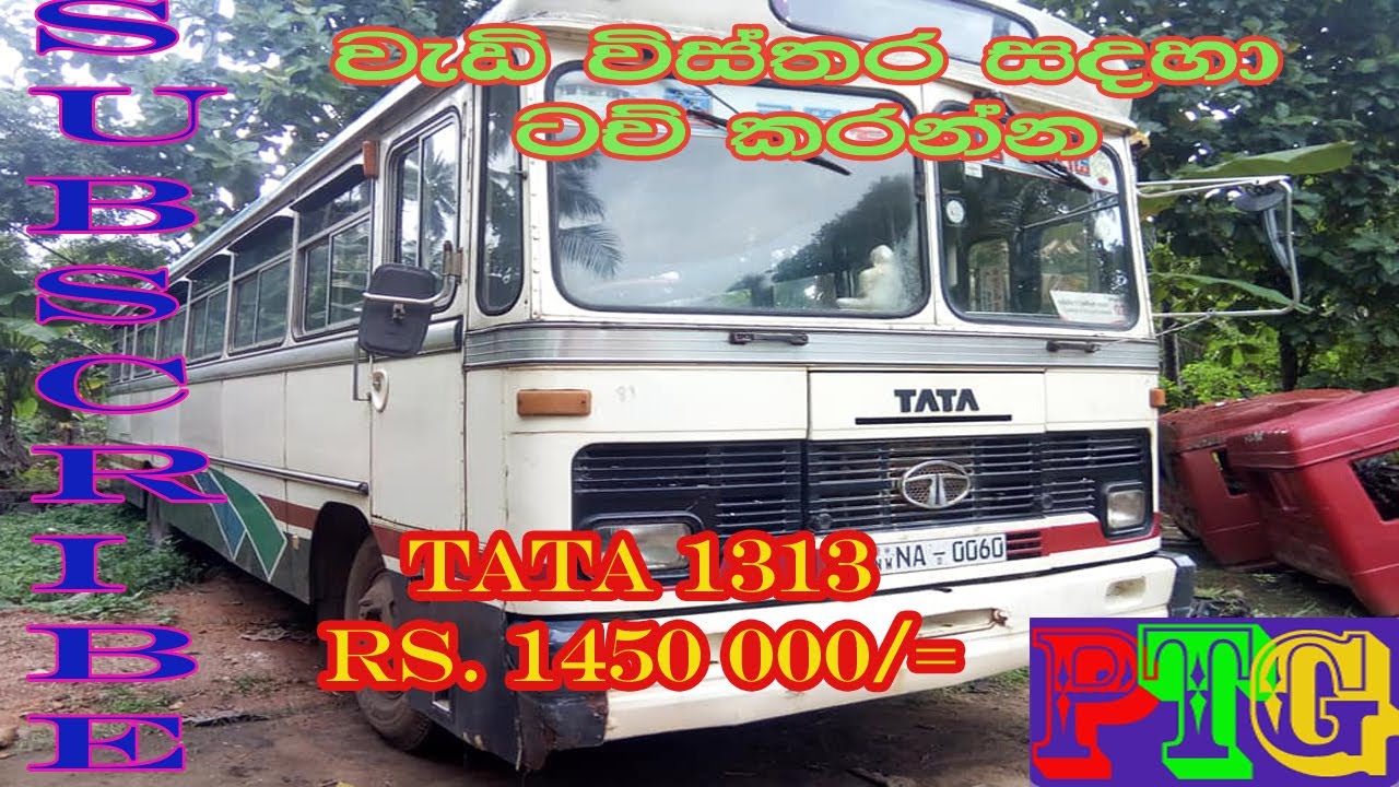TATA 1313 Bus for sale - YouTube