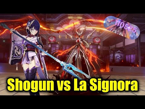 How to defeat La Signora | crimson witch of embers | Genshin Impact 2.1 ...