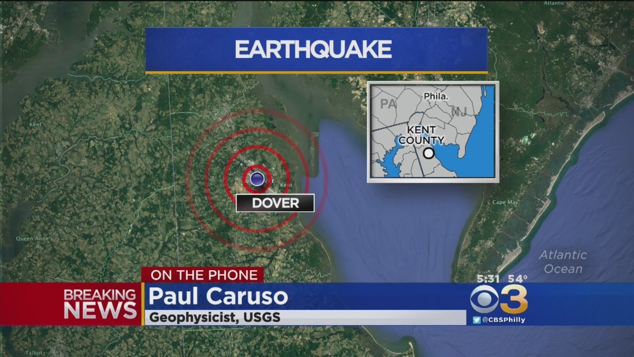 USGS Geophysicist Discusses Earthquake That Struck Delaware Valley ...