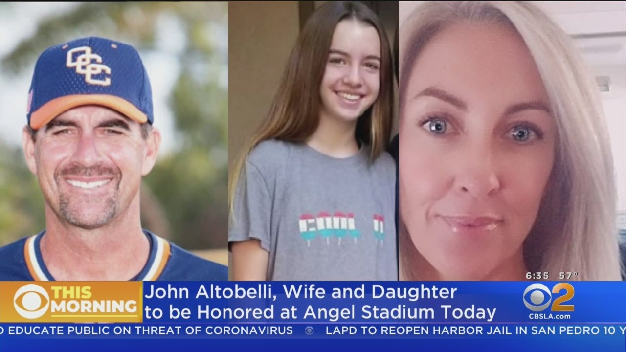 Angel Stadium To Host Memorial Service For Altobelli Family Today - YouTube