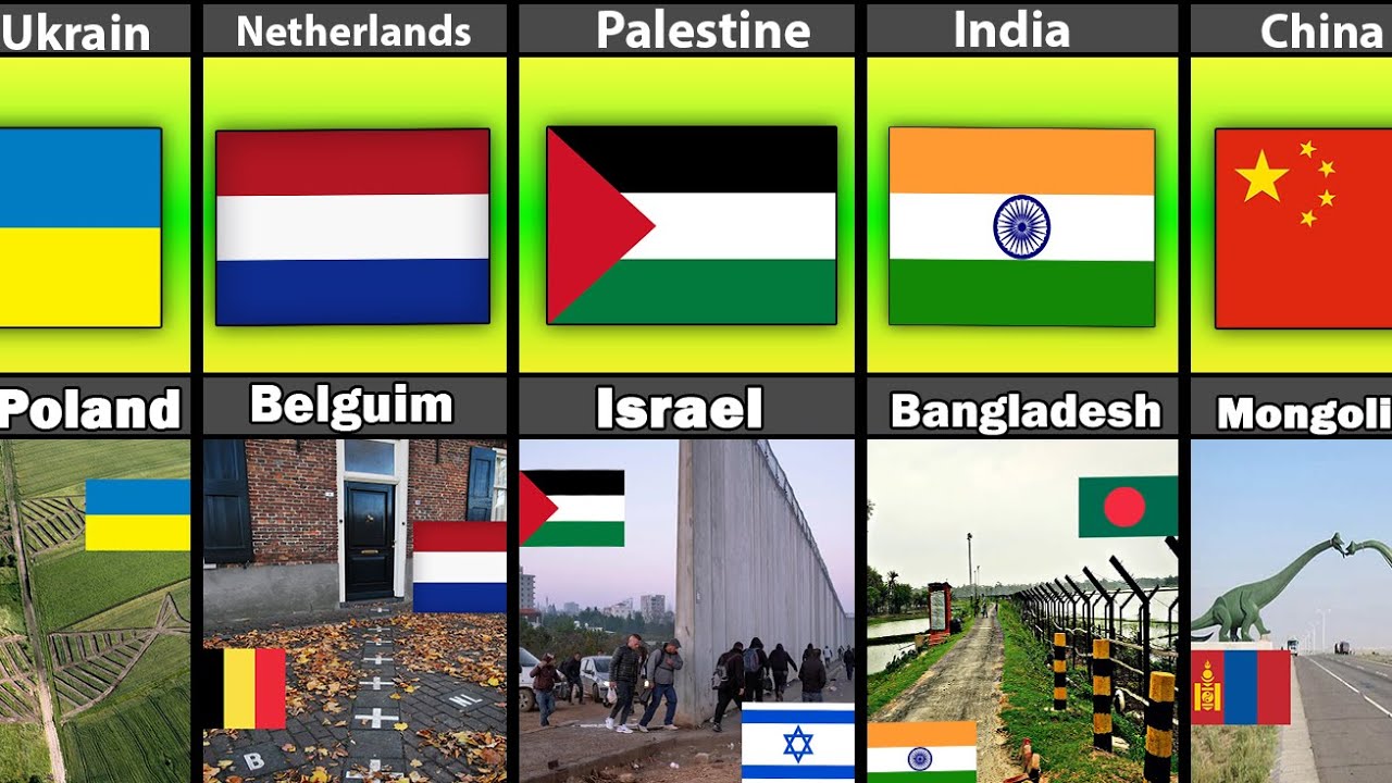 Amazing Borders Of Different Countries - YouTube