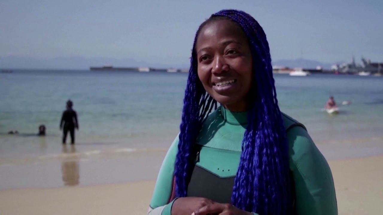 Zandi the Zulu Mermaid, The Black Mermaid Foundation - YouTube
