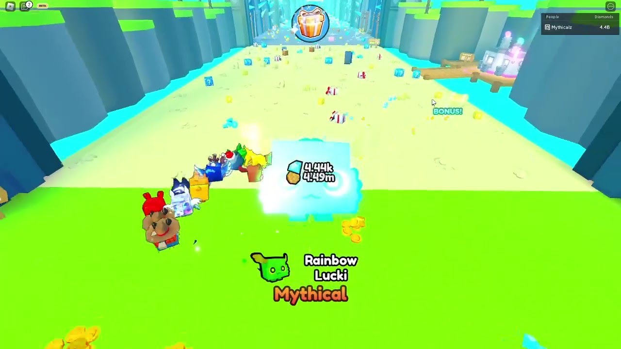 Hatching RAINBOW Lucki On Camera!! (Roblox Pet Simulator X Lucky Blocks ...