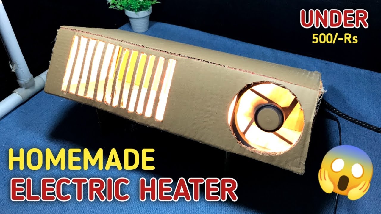 Homemade Electric Heater// DIY Room Heater//Winter Ideas🤗 - YouTube