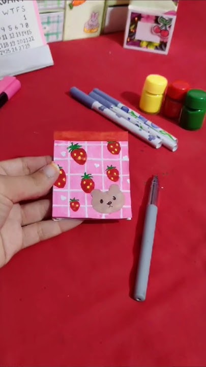 Diy cute mini Diary//handmade paper Diary 💕#diy #diydiary #craft #artandcraft #youtubeshorts # ...