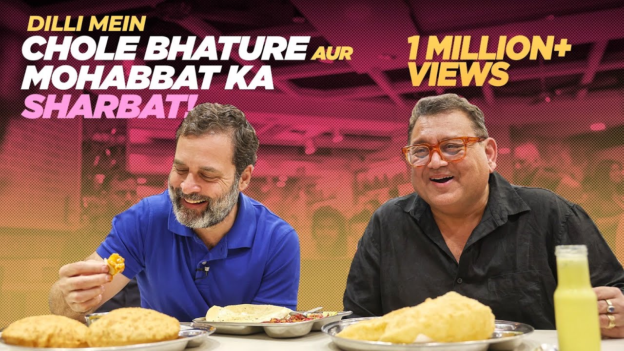 Dilli Mein Chole Bhature Aur Mohabbat Ka Sharbat | Rahul Gandhi | Interaction with Kunal ...