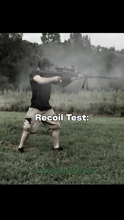 Military Sniper Recoil Test 2 - YouTube
