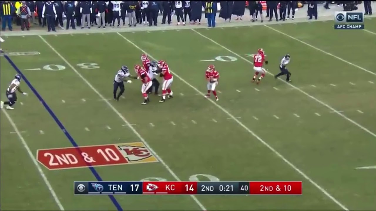 Patrick Mahomes Incredible Touchdown Against Tennessee Titans - YouTube