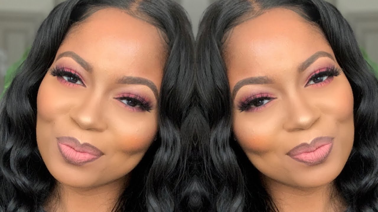 SOFT MATTE PINK makeup 💗 - YouTube