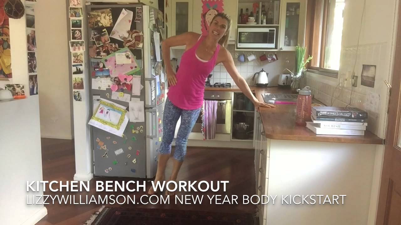 Kitchen Bench Workout for NY Body Kickstart - YouTube
