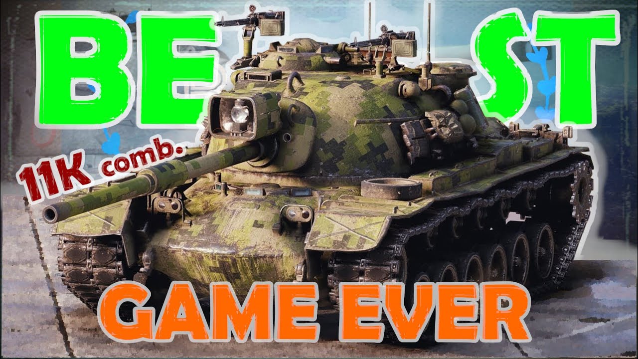 My BEST GAME EVER in World of Tanks | M48 Patton | How to play medium ...