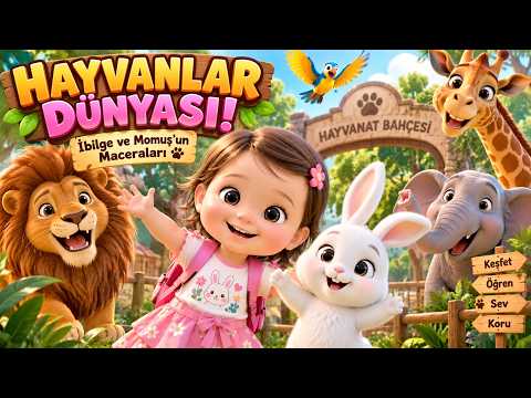 Eğitici Çocuk Çizgi Filmi | İlbilge ve Momuş – Hayvanlar Dünyasını Keşfediyoruz!