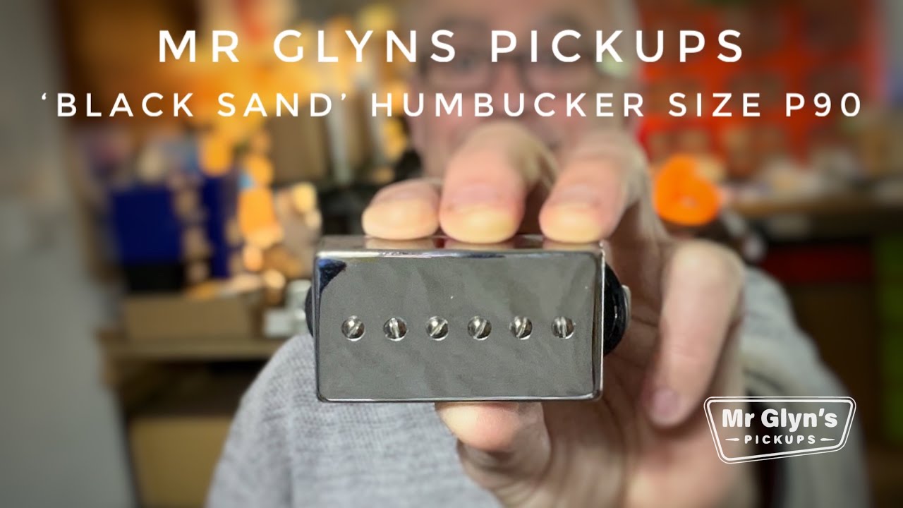 Black Sand humbucker size P90 description - YouTube