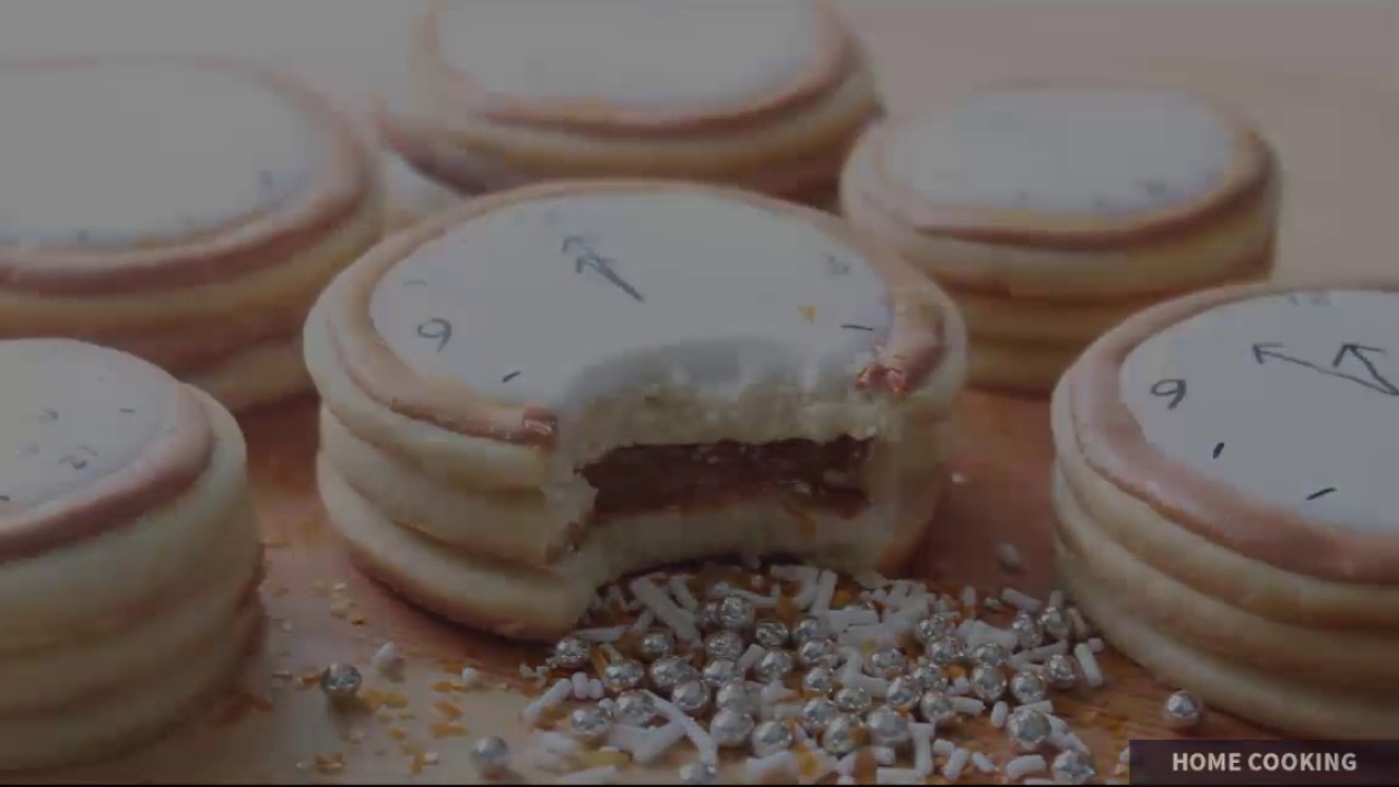 How to make clock confetti cookies, cute cookie recipes , new cookie ...