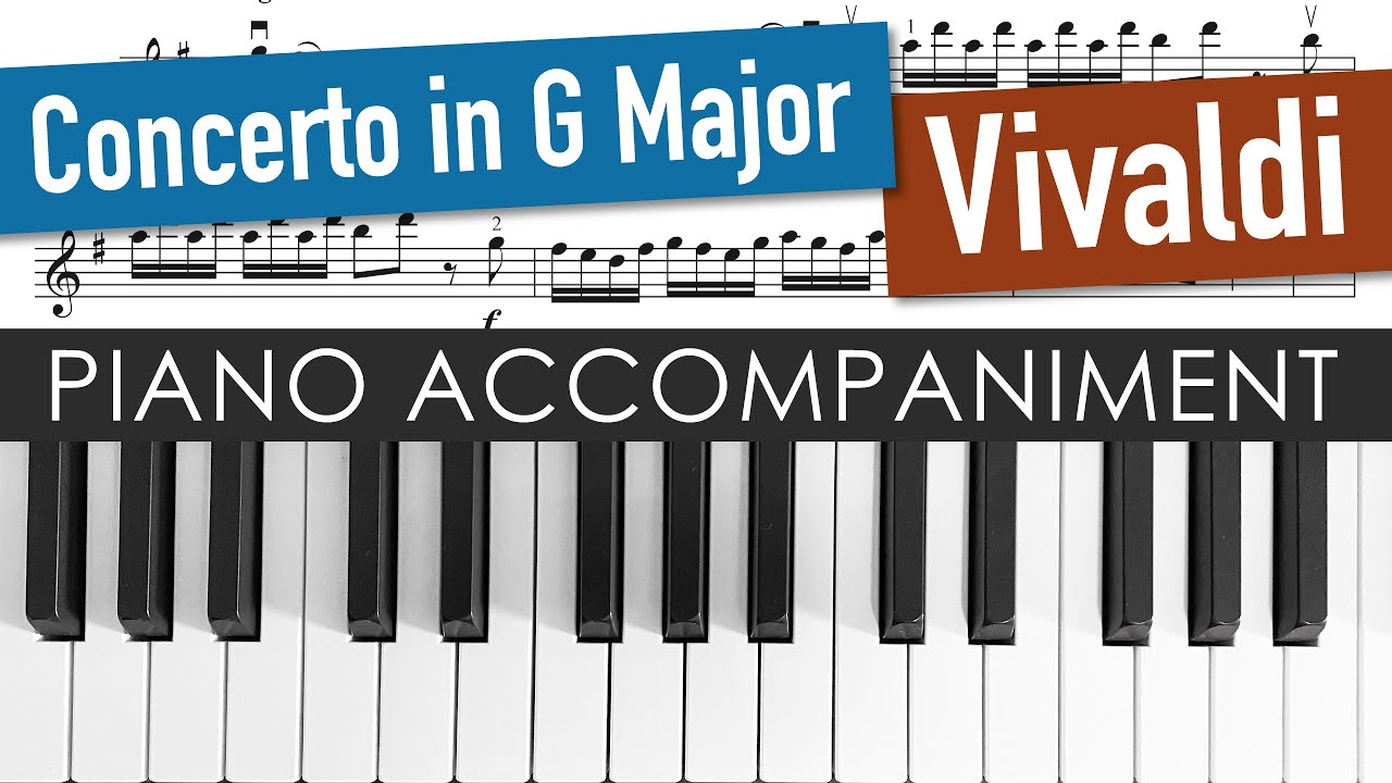 Vivaldi Concerto in G Major, Op. 3 No. 3, 1. Movement | Piano ...