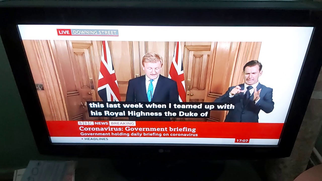Government Press Briefings BSL live at 17:00 on BBC News Channel on ...