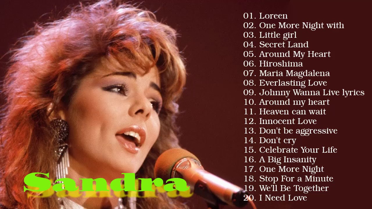 SANDRA Greatest Hits Collection - SANDRA New Hits Live 2021 - YouTube