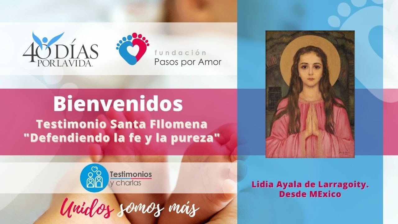 Testimonio de Santa Filomena "Defendiendo la fé y la pureza" - YouTube